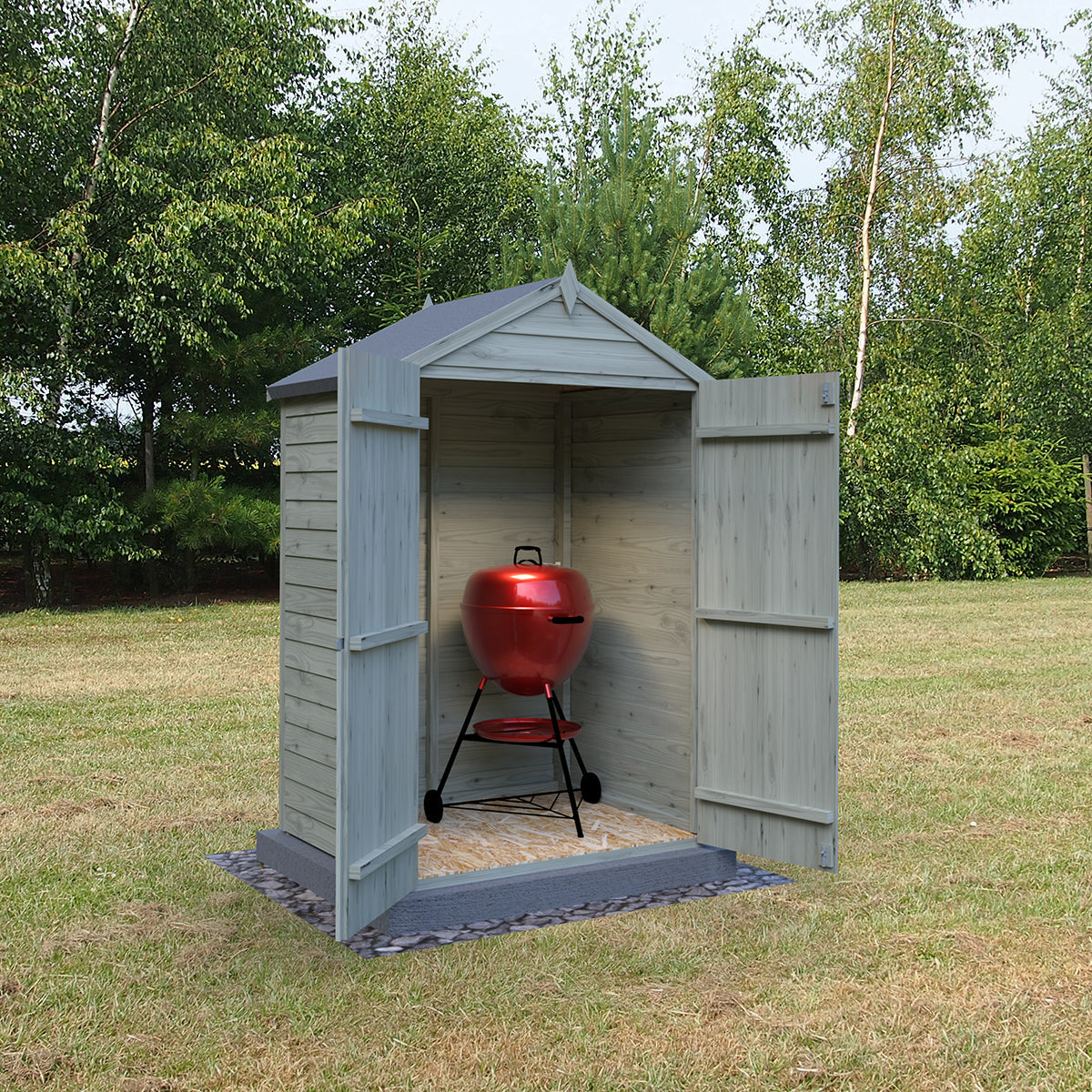 Shire Garden Value Overlap 4ft x 3ft Pressure Treated Shed ...